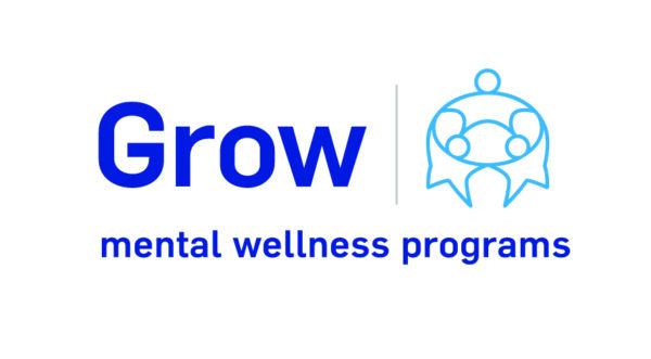 Grow Logo with Blue Icon — Queensland Mental Health Week