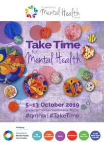Take Time Poster — Queensland Mental Health Week