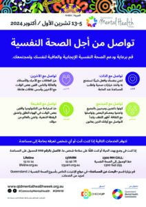 QMHW Connect poster_A4_NEWER_Arabic - Print_no crops — Queensland ...