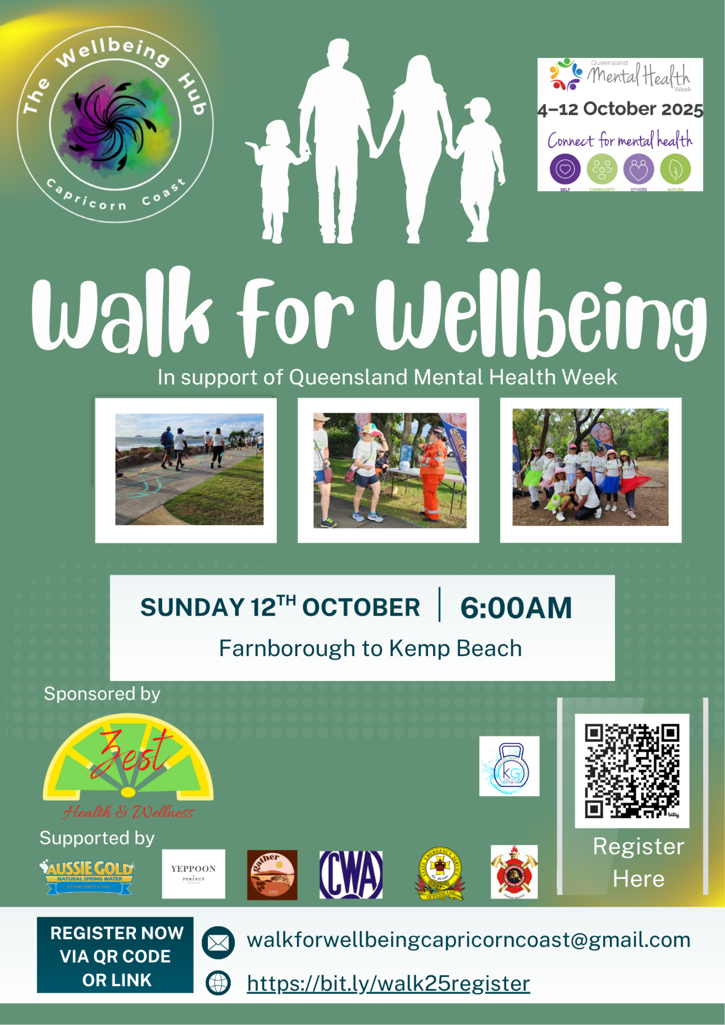 The Wellbeing Hub: Walk for Wellbeing — Queensland Mental Health Week