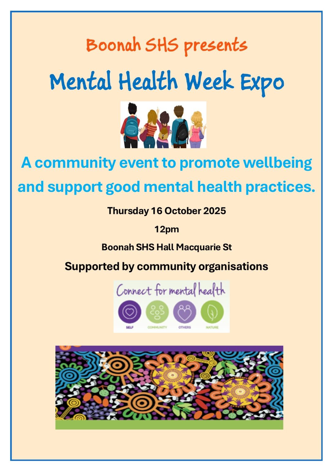 Queensland Mental Health Week Expo - Boonah State High School ...